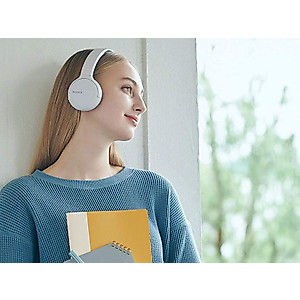 Sony Wireless Headphones WH-CH510: Wireless Bluetooth On-Ear Headset with Mic for phone-call, White (Amazon Exclusive) (Renewed)