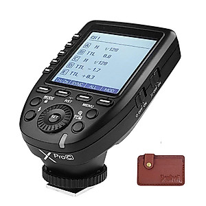 Godox XPro TTL Wireless Trigger,1/8000s High-Speed-Sync,5 Dedicated Group Bottons and 11 Customizable Functions (XPro-C Compatible with Canon)