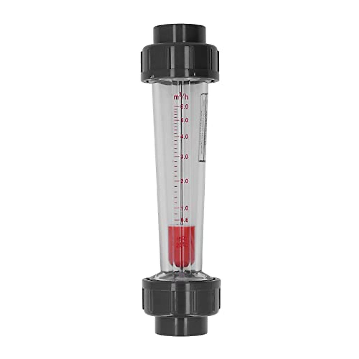 Water Meter, Liquid Meter High Accuracy ABS Plastic Tube Design 0.6‑6mh Water Flowmeter