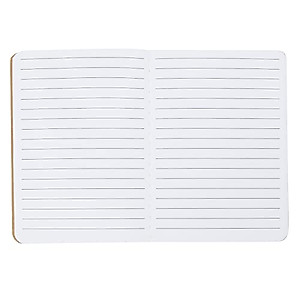 12-Pack Kraft Paper Notebooks A6 Size, 4x6 In Writing Journal with 80 Lined Pages, Notebook Set for Students, Writing, Classroom, Travel, Business, Office Supplies