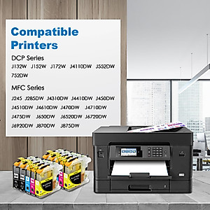GALADA Compatible Ink Cartridges Replacement for Brother LC103 LC103XL LC101 LC101XL Ink Cartridges for MFC-J870DW J470DW J475DW J4310DW J4410DW J4510DW J4610DW J4710DW J875DW J450DW Printer 10Pack