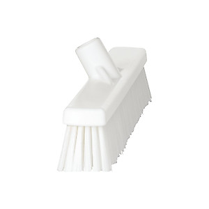 Vikan, White Broom,Push,Soft/Stiff,16.5",PP/PBT, 3174