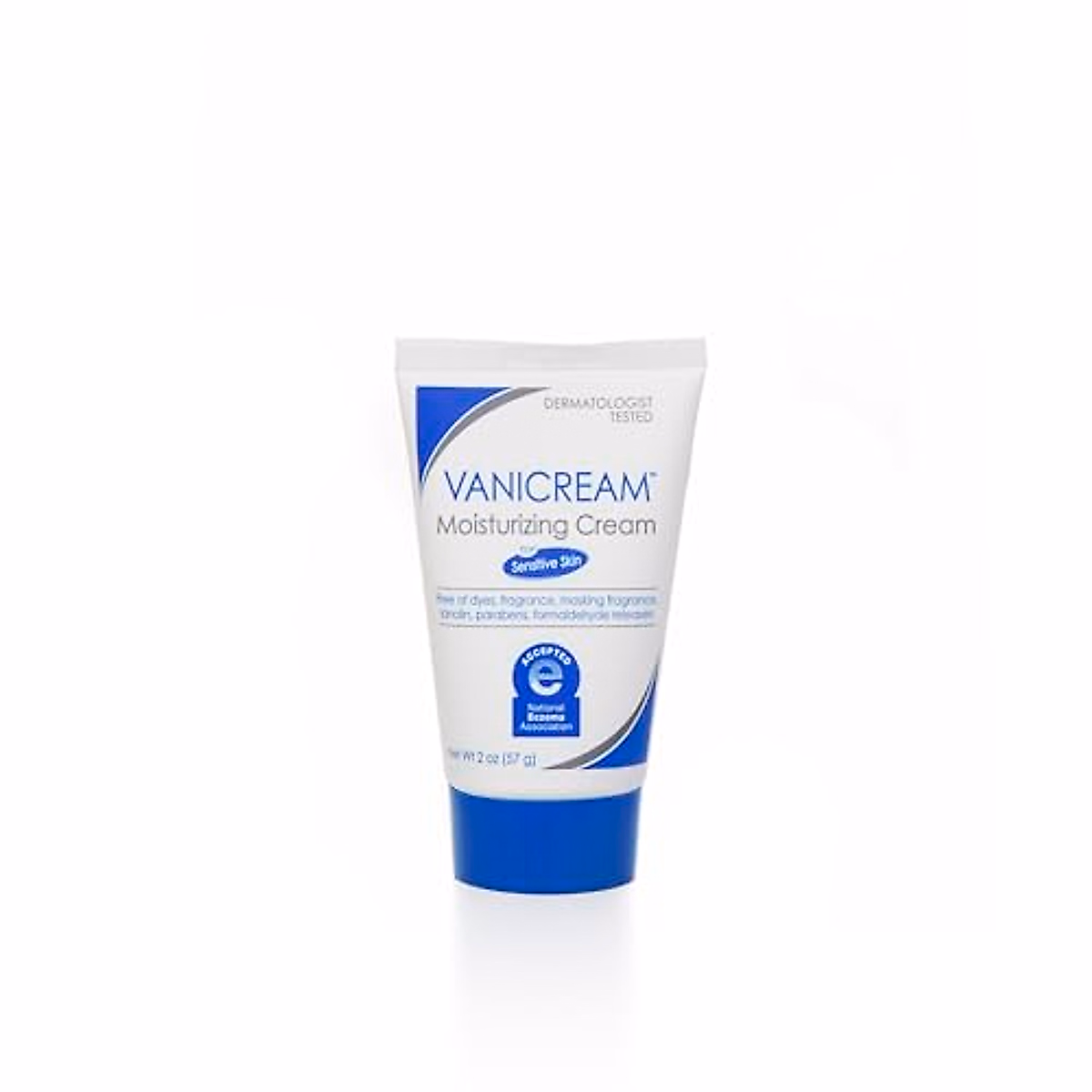 Vanicream Moisturizing Skin Lotion Tube for Sensitive Skin, Soothes Red, Irritated, Cracked or Itchy Skin, Dye Free, Fragrance Free, Preservative Free, Dermatologist Tested, 2 Ounce (Pack of 1)
