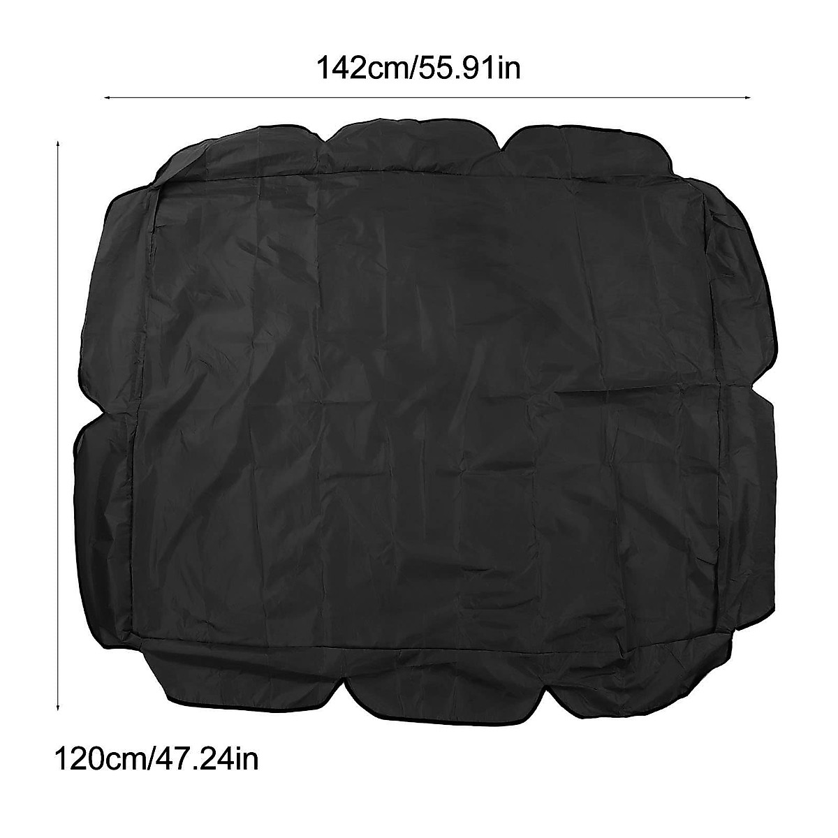 Porch Swing Canopy,Swing Chair Canopy Replacement,Outdoor Swing Canopy Cover,55.91x47.24x7.09in,Waterproof 3 Seater Garden Swing Seat Canopy Cover,for Outdoor Patio Garden Poolside Balcony