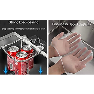 EPIPHANY Food Catcher for Kitchen Sink,Stainless Steel Sink Filter with 100 Kitchen Sink Strainer Disposable for Collecting Kitchen Food Waste