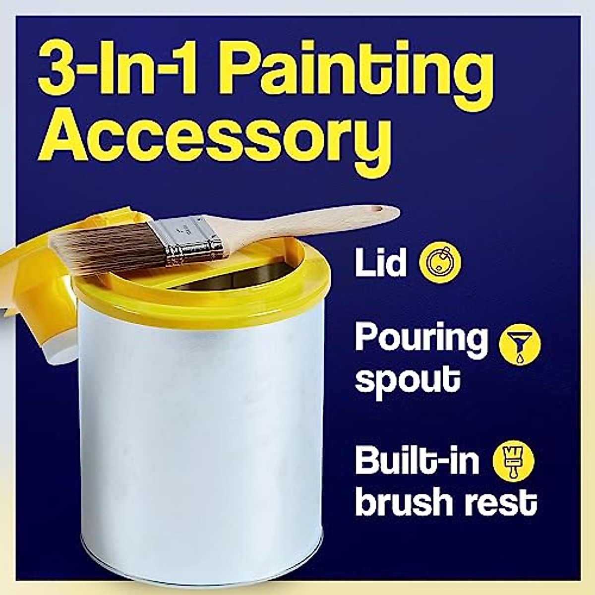 Foampro 134 1-Gallon Paint Lid & Pouring Spout, No Size