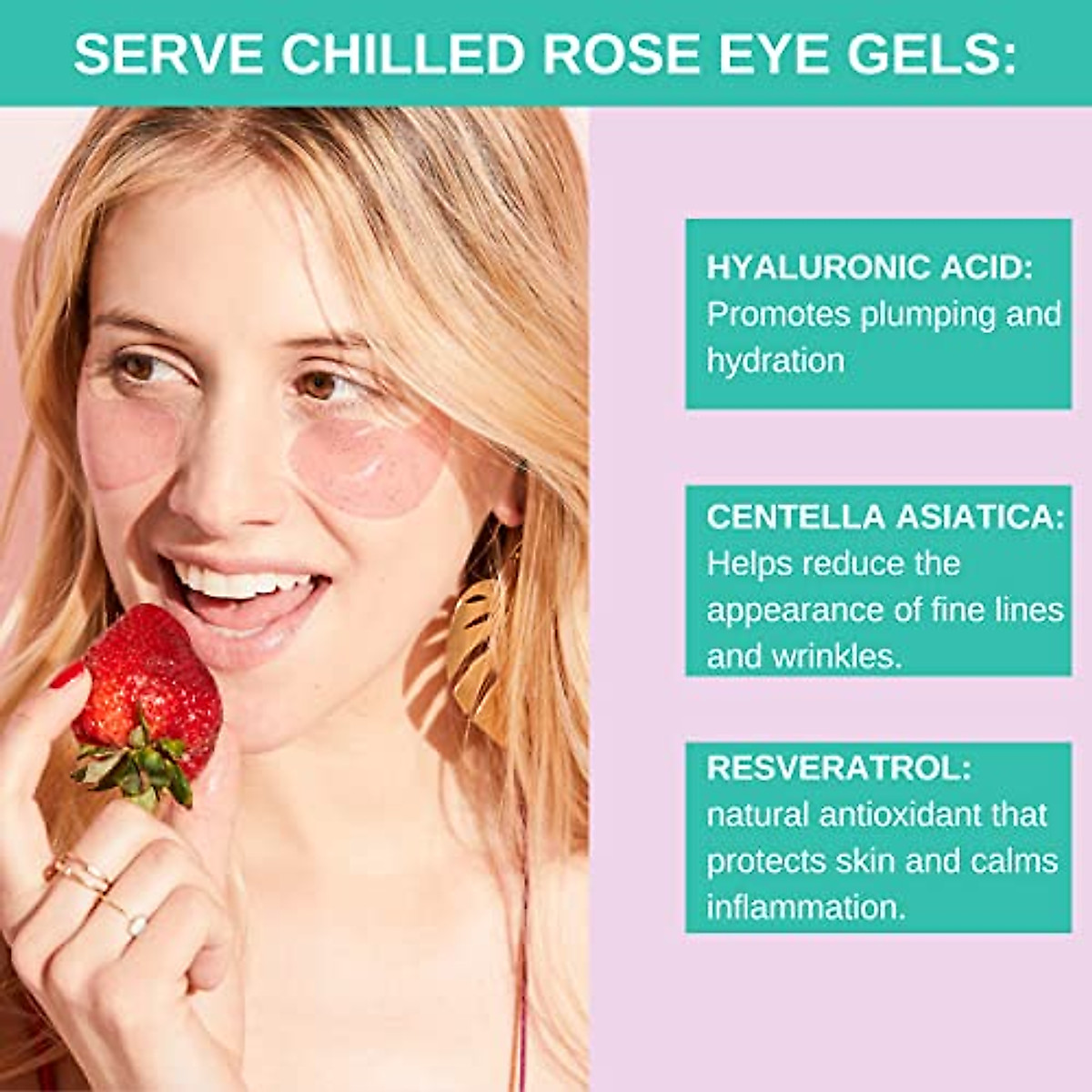 Patchology Holiday Spirits skincare gift set for men and women – 30 Under Eye Patches. Serve Chilled Bubbly and Rosé Eye Gels with Niacinamide, and Hyaluronic Acid for brightening, anti-aging. Perfect for gifts and stocking stuffers