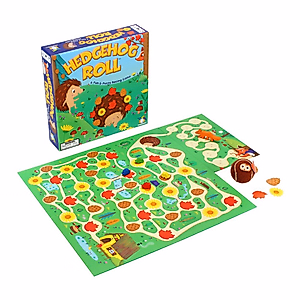 Gamewright - Hedgehog Roll - A Fun & Fuzzy Racing Game