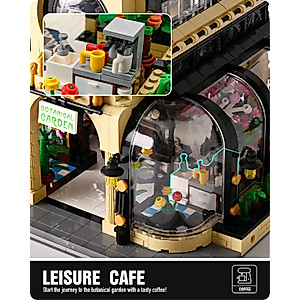 Nifeliz Street Botanical Garden MOC Building Blocks and Engineering Toy, Construction Set to Build, Model Set and Assembly Toy for Teens and Adult(2147 Pcs)