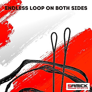 SAMICK SPORTS Dacron Bow String Replacement for Archery Recurve Traditional & Longbow Bows Bowstring - Sizes 12, 14, 16 Strands - Length Sizes 44-70 Inches