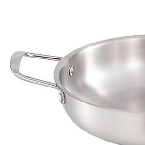 Korean Ramen Pot, Stainless Steel Ramen Cooking Pot with Double Handles, Fast Heating Noodle Pot for Soup Noodle Pasta(Original 20cm)