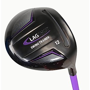 Lag Shot Golf Lady Driver Swing Trainer (Right Handed) - Add Distance & Accuracy to All Your Drives. Named Golf Digest Editors' Choice “Best Swing Trainer”! #1 Golf Training Aid 2022 & 2023!