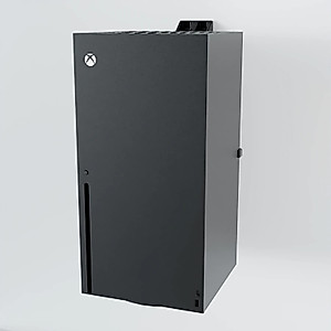 3D Cabin Xbox Series X Wall Mount Bracket Metal Floating Vertical Holder Hidden Stand for Console Black