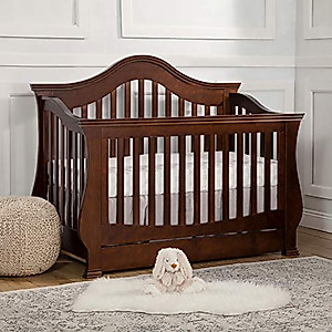 Davinci Ashbury 4-in-1 Convertible Crib with Toddler Bed Conversion Kit in Warm White, Greenguard Gold Certified