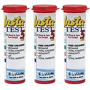 LaMotte Insta-Test 5 Pool & Spa Test Strips (2977) (Тhrее Расk)