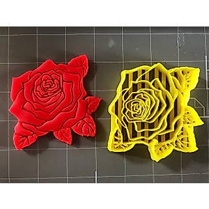 Rose Flower Cookie Cutter (3 inches)