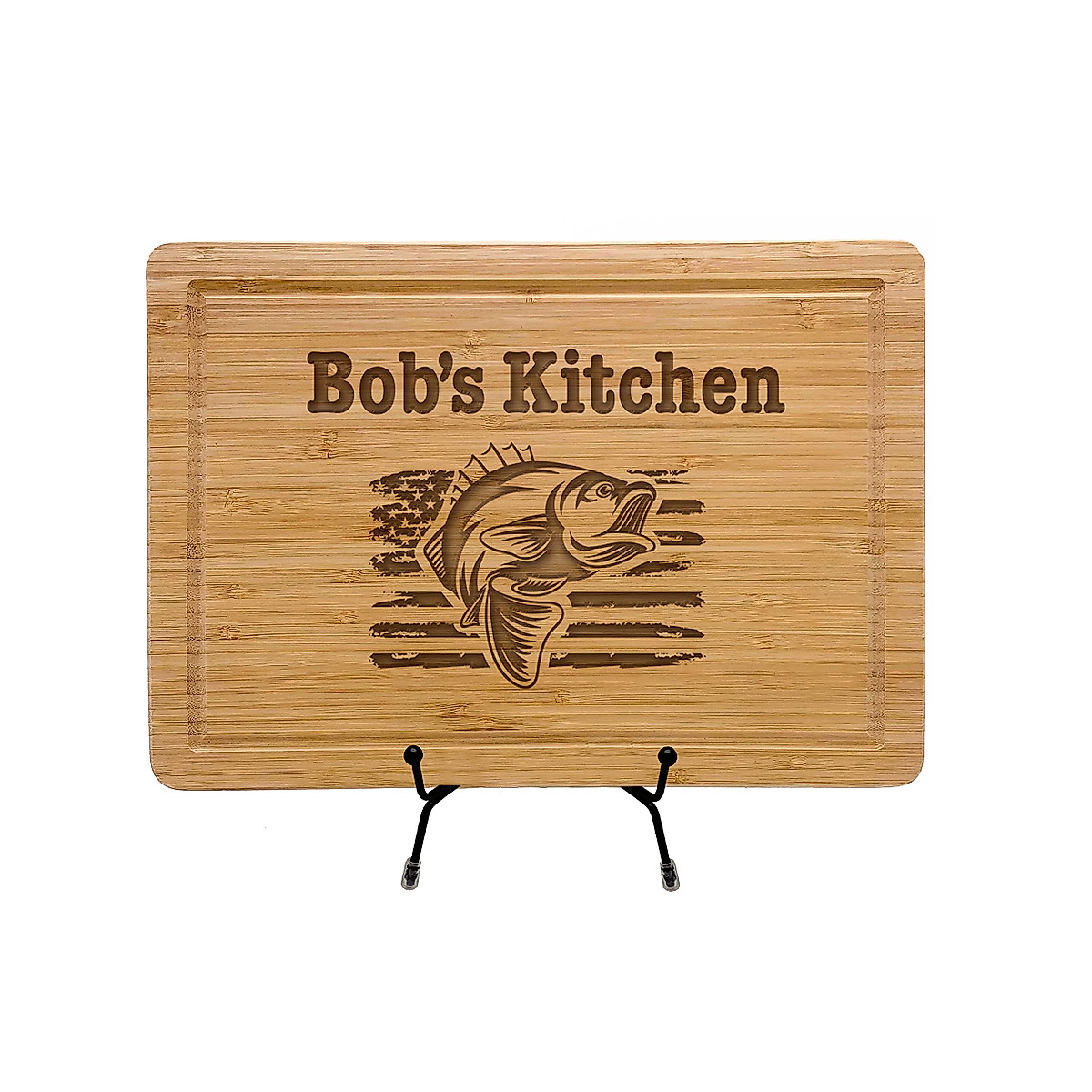 Personalized Walnut Cutting Boards, Custom Fathers Day Gift, USA Flag Sign, Bamboo Chopping Board For Meat, Dad Gifts, BBQ Grilling Gifts For Men, Kitchen Gift, Serving Tray, Chef Cooking Gifts