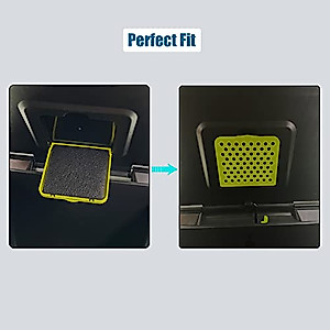 Trash Can Odor Absorbing Filter Refills for EKO Garbage Cans, Activated Charcoal Deodorizer Compatible with EKO Step and Motion Sensor Touchless Trash Cans with Built-in Filter Compartment (Pack of 6)