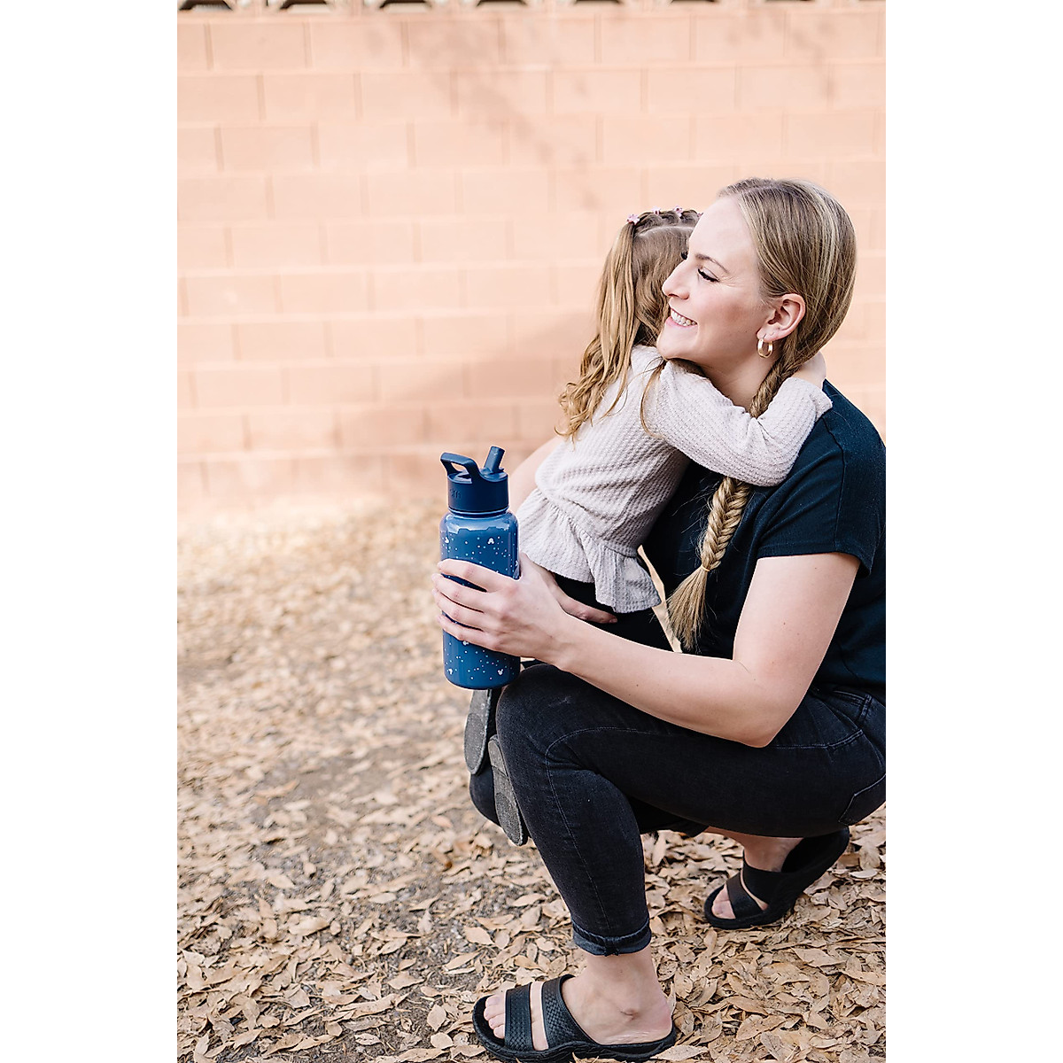 Simple Modern Disney Water Bottle with Straw Lid Vacuum Insulated Stainless Steel Metal Thermos | Gifts Reusable Leak Proof Flask for Gym, Travel | Summit Collection | 32oz Winnie the Pooh