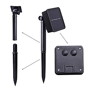 Solar String Lights, 22.9ft 50 Advanced Waterproof Water Drop Mode LED Solar Fairy Lights, Outdoor Saint Valentine's Day Lights for Patio, Lawn, Home, Garden, Wedding, Party Decorations