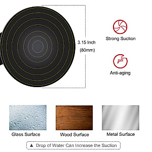 Saipe Universal Mini Table Vise Clamp 360° Suction Vice Clamp Drill Press Vise Table Bench Vice Craft Vise DIY Sculpture Craft Carving Tool for Jewelry Watch Walnut