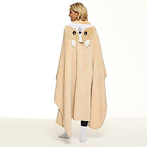 Moyel Corgi Blanket for Women Funny Cute Soft Warm Fluffy Fuzzy Wearable Blanket Hoodie Corgi Gifts for Corgi Lovers Mom Girlfriend Wife Friend Sister for Christmas Birthday