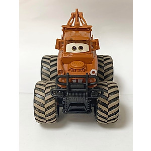 12 Styles Movie Cars 3 Black Storm Jackson Lightning McQueen Curz Mater Giant Wheels Cars 1：55 Diecast Vehicles Toys Set Children Car Toy (Mater)