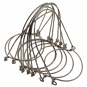 MEETOOT 8PCS Stainless Steel Glass Bottle Handle Jar Wire Hanger Stainless Steel Mason Jar Hangers and Hooks Wire Handles