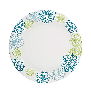 Glad Round Disposable Paper Plates for All Occasions | New & Improved Quality | Soak/ Cut Proof, Microwaveable Heavy Duty | 10" Diameter, 50 Count Bulk Plates