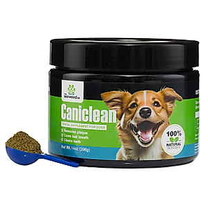 Caniclean Seaweed for Dogs Teeth - Dog Tartar Removal Tool, Plaque Remover, and Breath Freshener - Get Plaque Off Dogs Teeth Naturally. 14oz/396g.