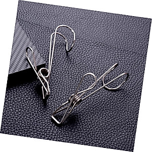 NOLITOY Stainless Steel Clothes Pegs 10pcs Stainless Steel Clothes Metal Clips Stainless Steel Clips Stainless Steel Pegs Clothes Pegs Elastic Multifunctional Clothes Pegs