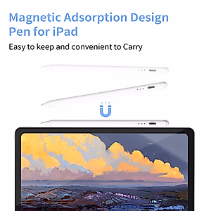 Stylus Pen for Apple ipad Pencil: ipad Pencil for ipad 10th 9th 8th 7th 6th Generation ipad Pro 11 iPad 12.9 inch iPad Mini 6th 5th iPad Air 5th 4th 3rd with Palm Rejection & Tilt Sensitive ipad Pen