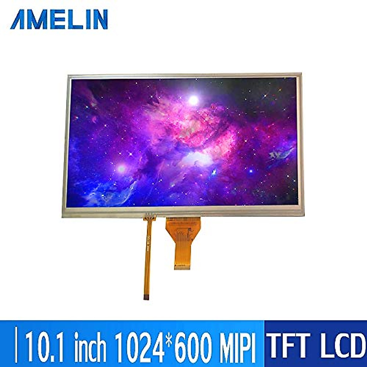 SANZAMELIN 10.1-inch 1024 * 600 Resolution MIPI Interface TN LCD Screen Resistance TP Touch Screen