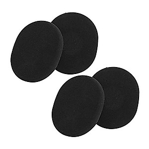 Headphone Ear Pads, 2Pair Cushion Headset Earpads Earmuffs Replacement Earbuds Cover for Logitech H800(Black)