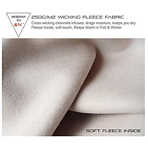 CEROTIPOLAR Standard Fit Cycling Bike Jerseys Fleeced, Fall Winter Long Sleeve Bicycle Jackets