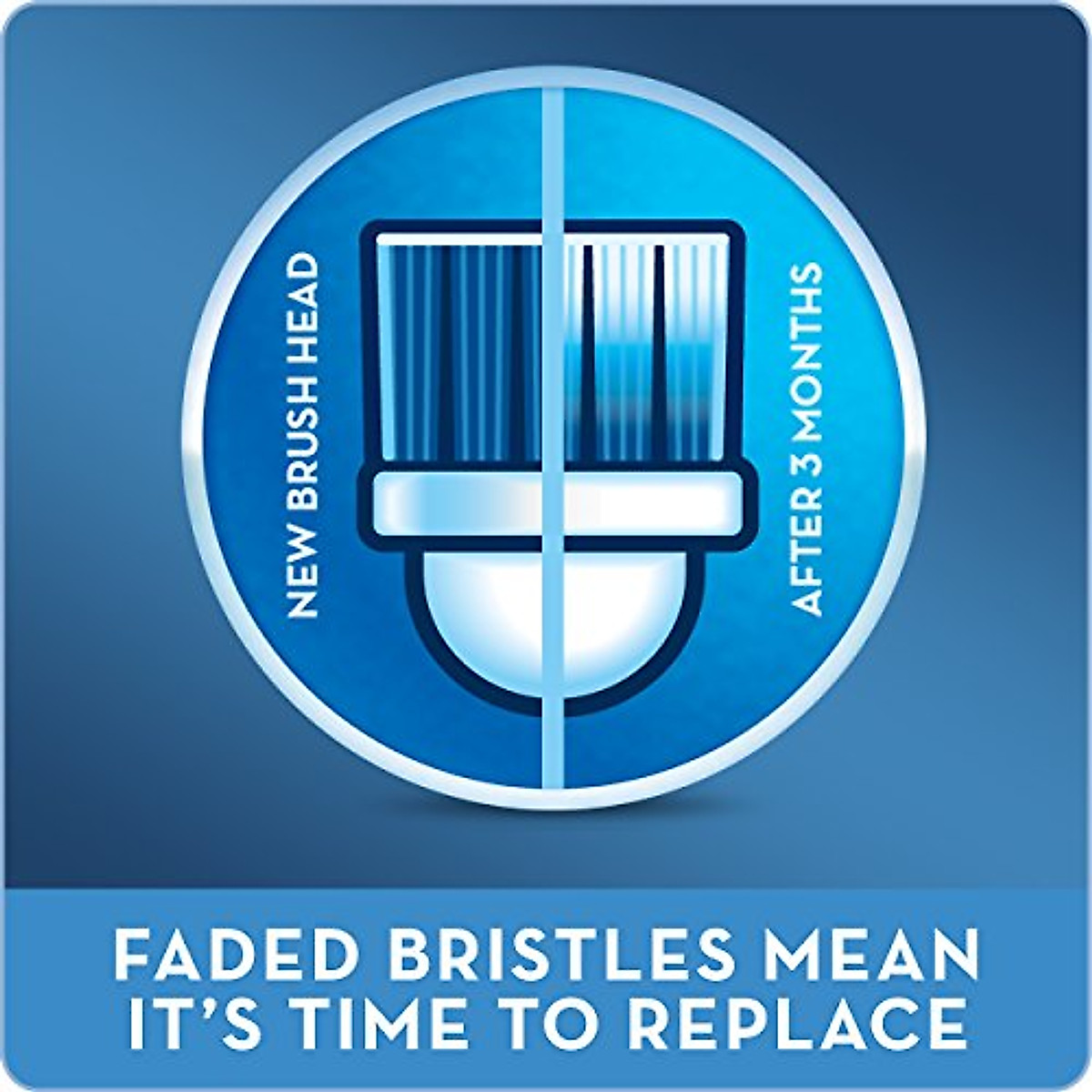 Oral-B Cross Action Electric Toothbrush Replacement Brush Heads Refill, 3 Count