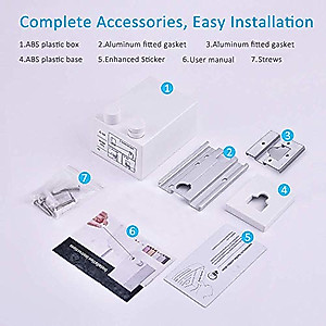 Retractable Clothesline, Adjustable Clothing Rope Indoor Outdoor with ABS Case+ Aluminum, Heavy Duty Stainless Steel Line Wall Mounted Laundry Drying String, Hotel Style 13.8 Feet - Pink