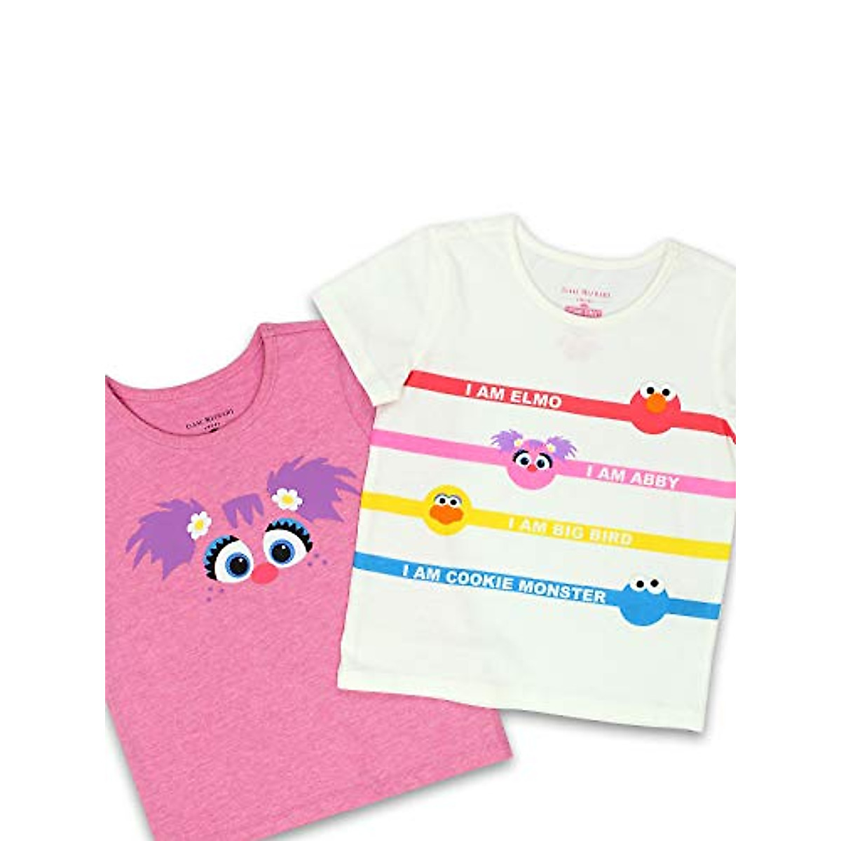 Isaac Mizrahi Loves Sesame Street Abby Cadabby Toddler Baby Short Sleeve Tee (4T, Pink)