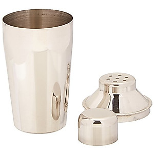 Winco 3-Piece Cocktail Shaker Set, 10-Ounce,Stainless Steel,Medium