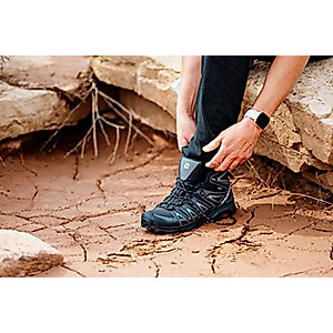 Salomon Men's X Ultra Pioneer Climasalomon Waterproof Climbing Shoe, Black/Magnet/Monument, 12