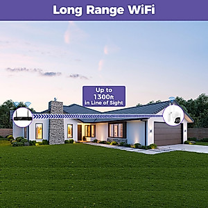 [Auto-Track & 10X Zoom] XMARTO 10CH WiFi 6 HD PTZ Security Camera System Wireless Outdoor/Indoor, Dual-WiFi 4K NVR with 8X Rotate 6MP Home Cams, 1TB HDD (Plug-in 24/7 Surveillance, WiFi-Relay)