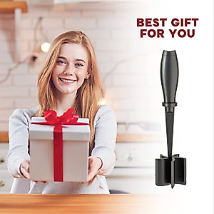 Meat Chopper, Hamburger Chopper, Premium Heat Resistant Masher and Smasher for Hamburger Meat, Ground Beef, Ground Turkey and More, Nylon Ground Beef Chopper Tool and Meat Fork, Non Stick Mix Chopper