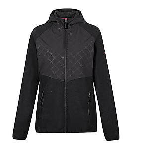 ALPHA CAMP Women's Fleece Jacket Long-Sleeve Hooded Full-Zip Fleece Jackets with Pockets Soft Polar Lightweight Fleece Coat