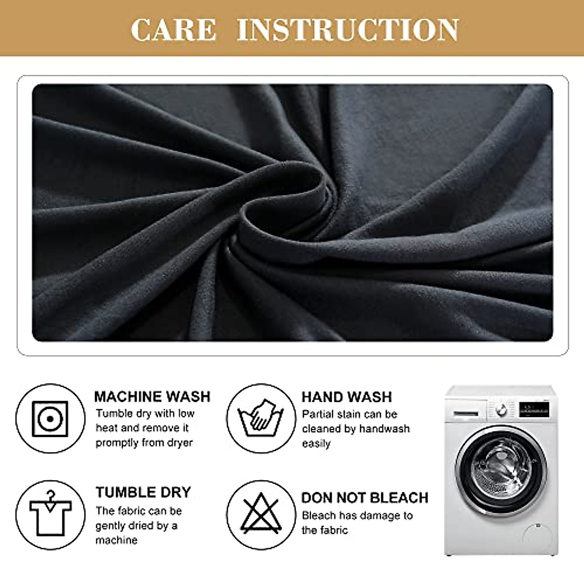 Jin Le Recliner Chair Covers Stretch Recliner Cover(Recliner, Drak Gray) 4 Pieces Recliner Couch Cover for Large Recliner Soft Spandex with Pocket Elastic Bottom and Ties Furniture Protector for Pet