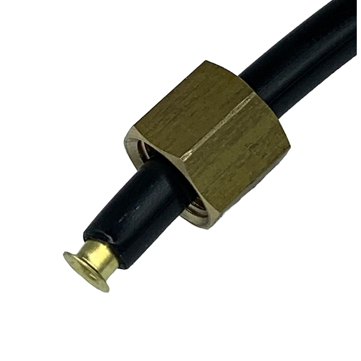 Sellerocity Brand Kit Air Compressor Tube Unloader Hose 40" Compatible With Emglo Jenny 610-1091 Dewalt A12463 Contains Nut & Ferrule With Inserts