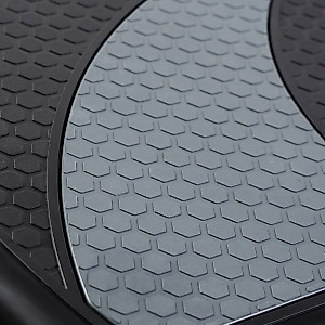 COSTWAY Fitness 31'' Adjustable Aerobic Stepper, Fitness Platform with Non-Slip Surface, Exercise Stepper with 4"-6"-8" Risers, PP Material Workout Equipment for Gym, Home and Office