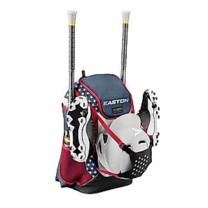 Easton | Walk-Off NX Backpack Bag Series | Adult | Team Logo Embroidery Panel | Stars & Stripes