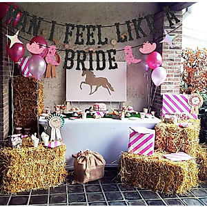 Man I Feel Like a Bride Banner for Western Cowgirl, Last Rodeo Hoedown, Nash Bash Nashville Bachelorette Party Decorations