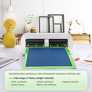 DOOHALO Cutting Mat for Cricut Joy Xtra 3 Pack Replacement Variety Standard Grip Light Grip Strong Grip Adhesive Cut Mats