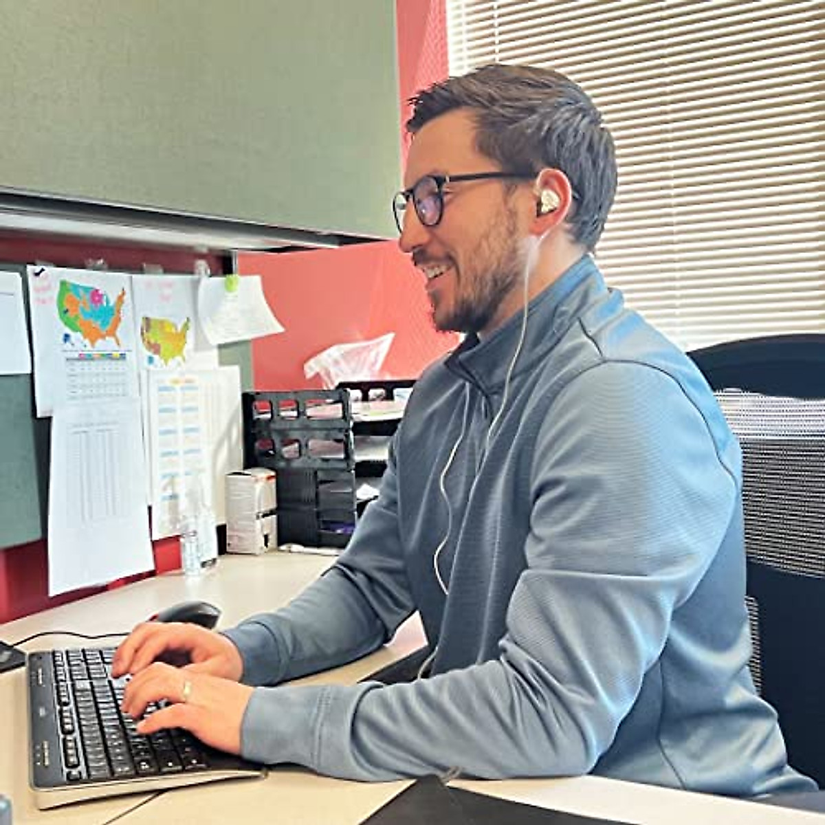 Comply Foam SmartCore Series Round 2.0 Ear Tips for Wired Devices and IEMs | Ultimate Comfort | Unshakeable Fit | TechDefender| Large, 3 Pairs